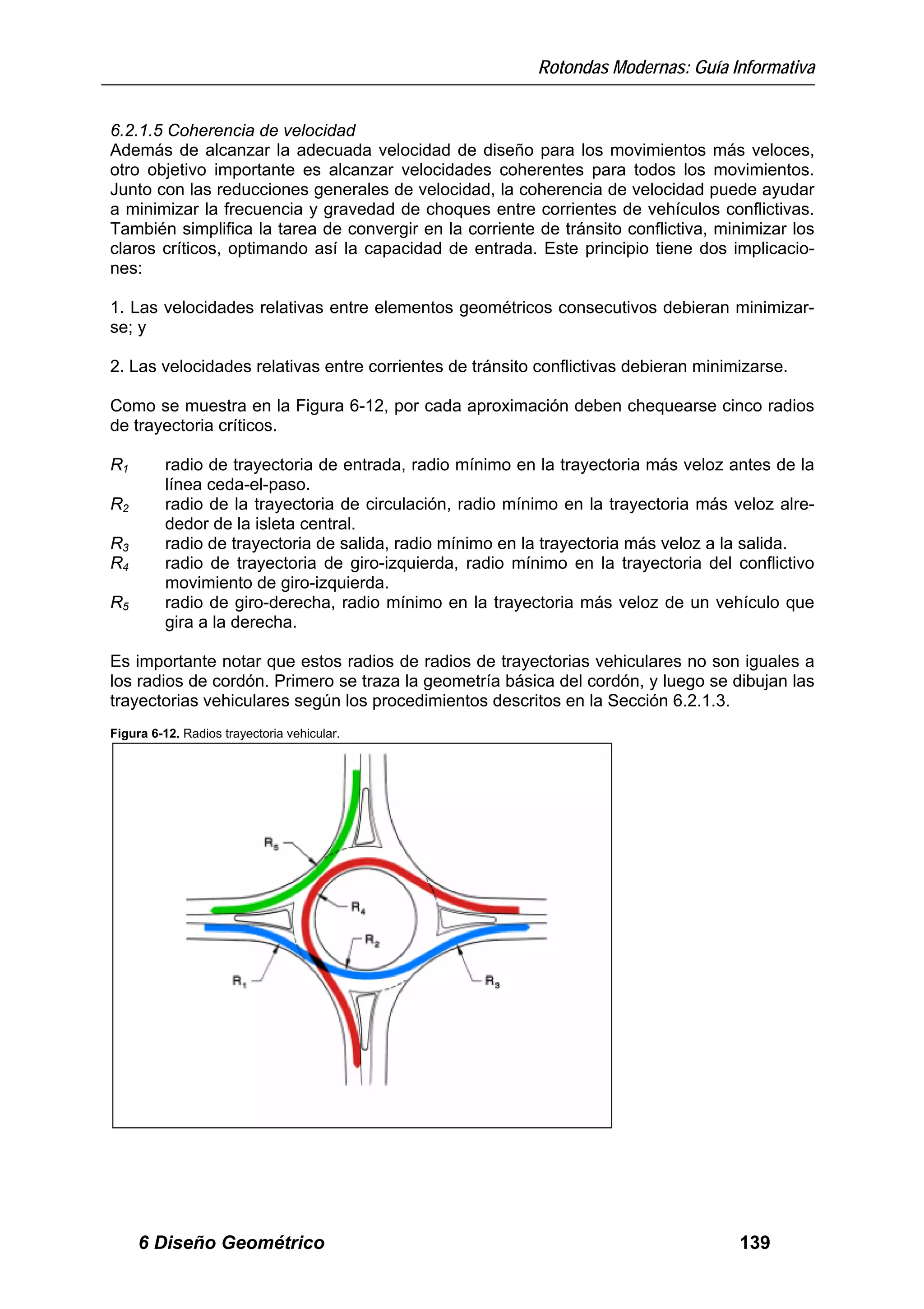 Diseno geometrico-rotondas | PDF