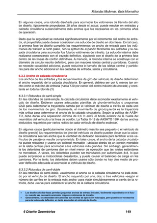 Diseno geometrico-rotondas | PDF