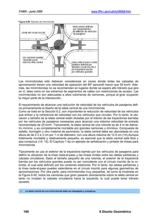 Diseno geometrico-rotondas | PDF