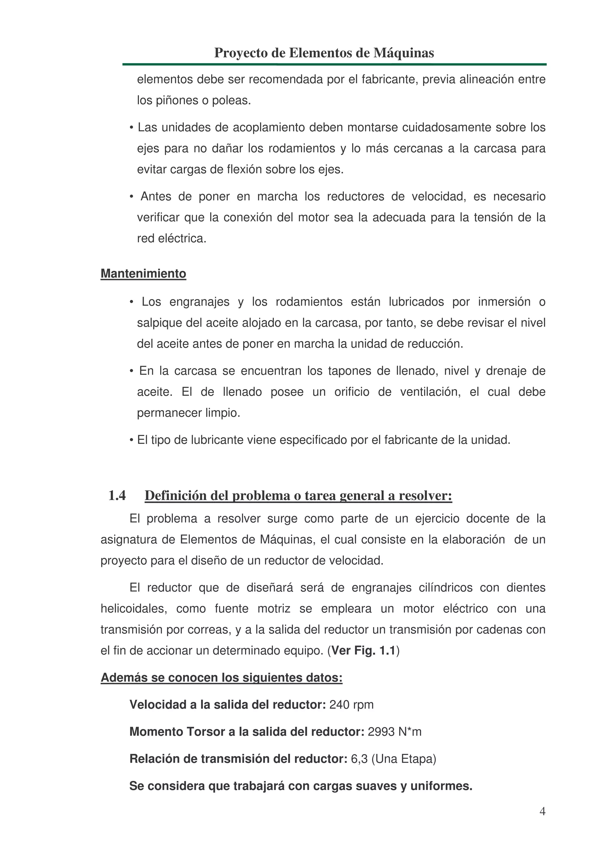 diseño del reductor de velocidades | PDF