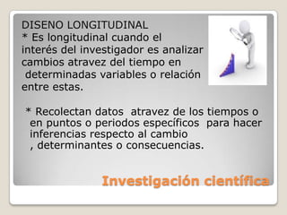 Diseño de la investigación cientifica | PPTX