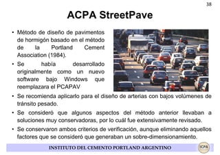 Diseño general para pavimentos de hormigón armado | PDF