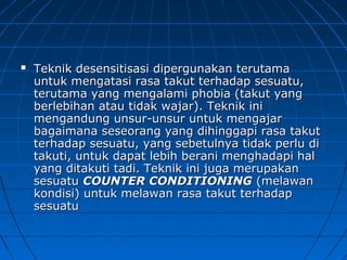 Disensitisasi | PPT