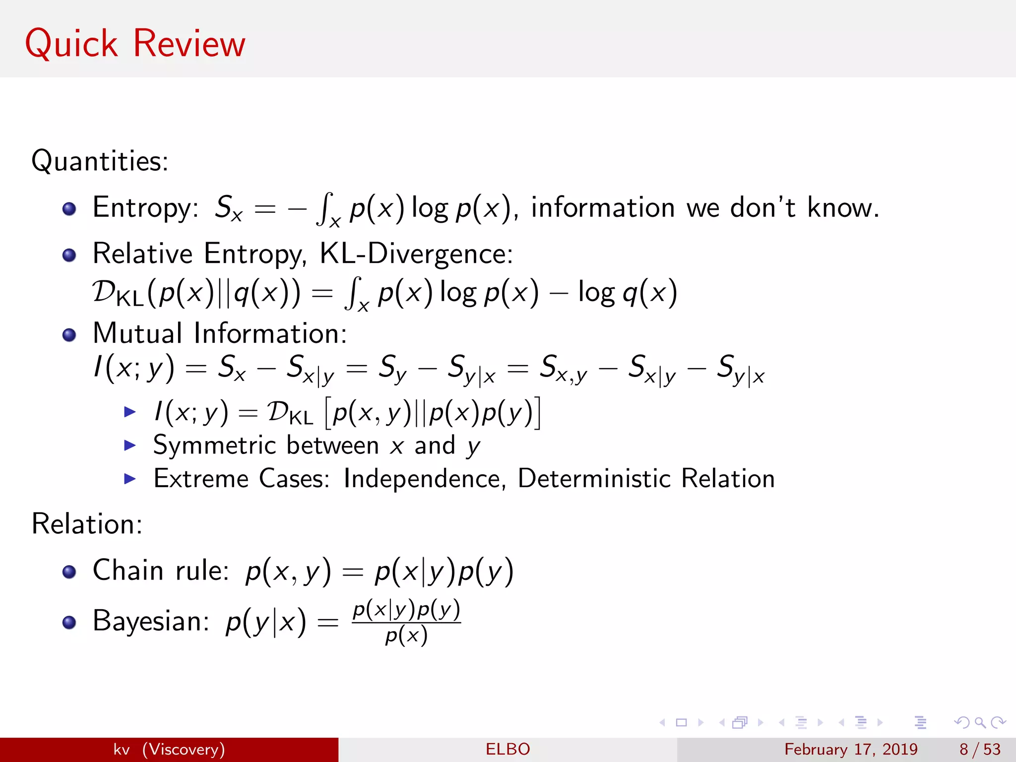 Toward Disentanglement through Understand ELBO | PPT