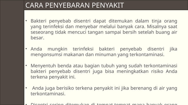 disentri gejala, penanganan,obat-190910064259.pptx