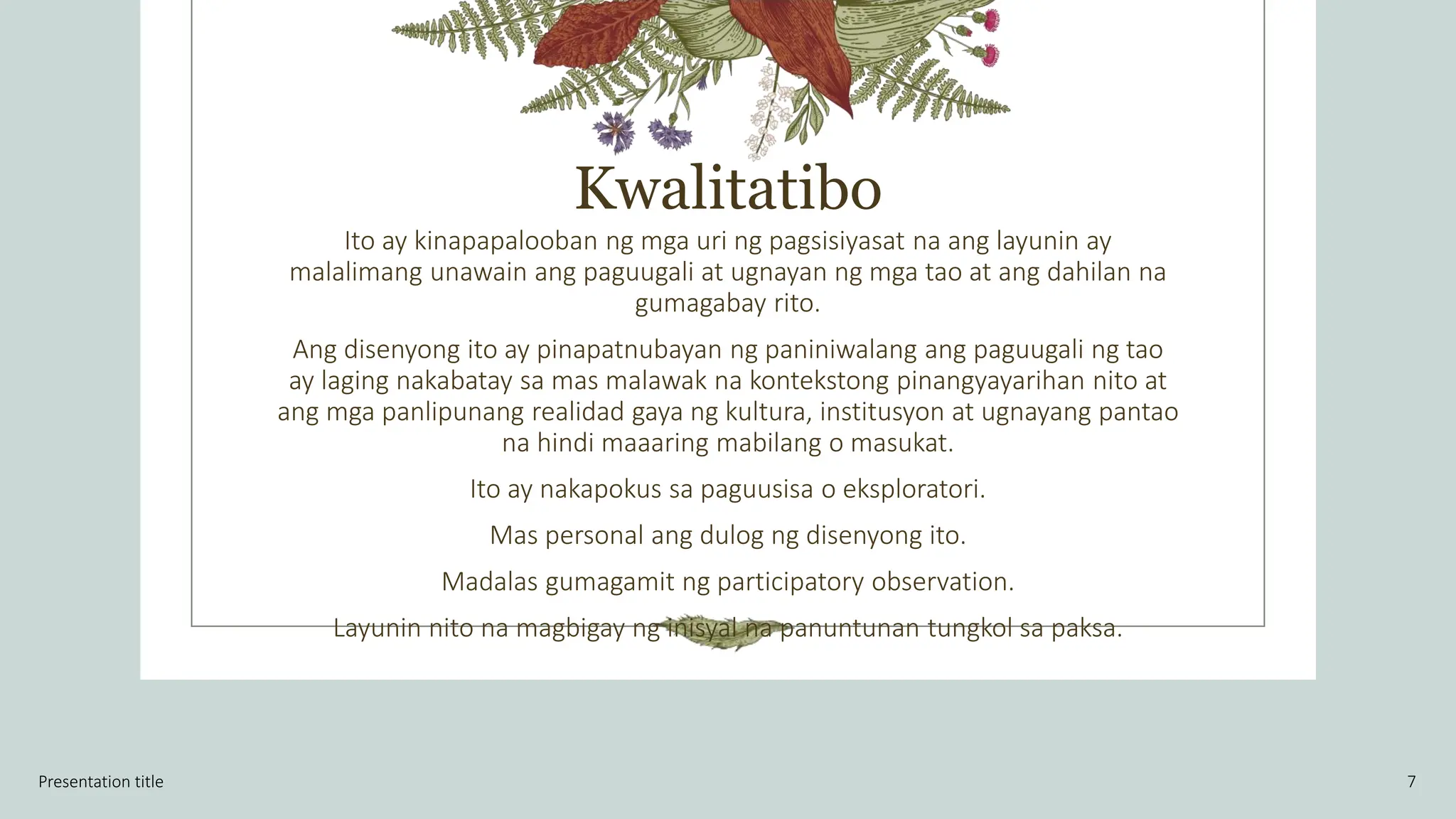Disenyo ng Pananaliksik sa Pagbasa at Pagsusuri | PPTX