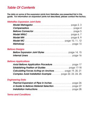 Diseño - Metraflex_Expansion_Joints.pdf | Physics | Science