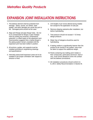 Diseño - Metraflex_Expansion_Joints.pdf | Physics | Science