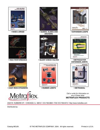 Diseño - Metraflex_Expansion_Joints.pdf | Physics | Science