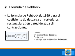 Diseño de aliviadero lateral para canales..pdf