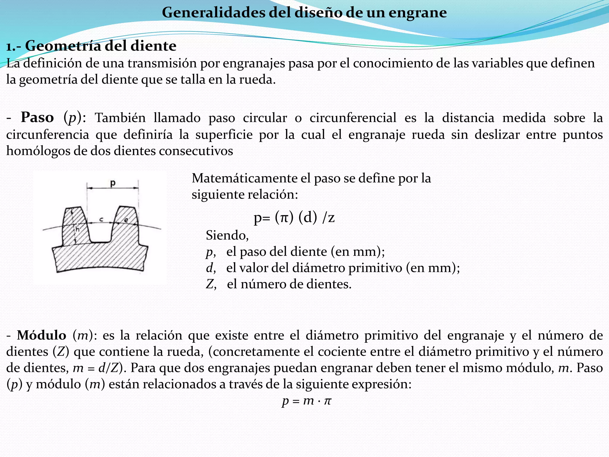 Diseño de engranes. | PPT