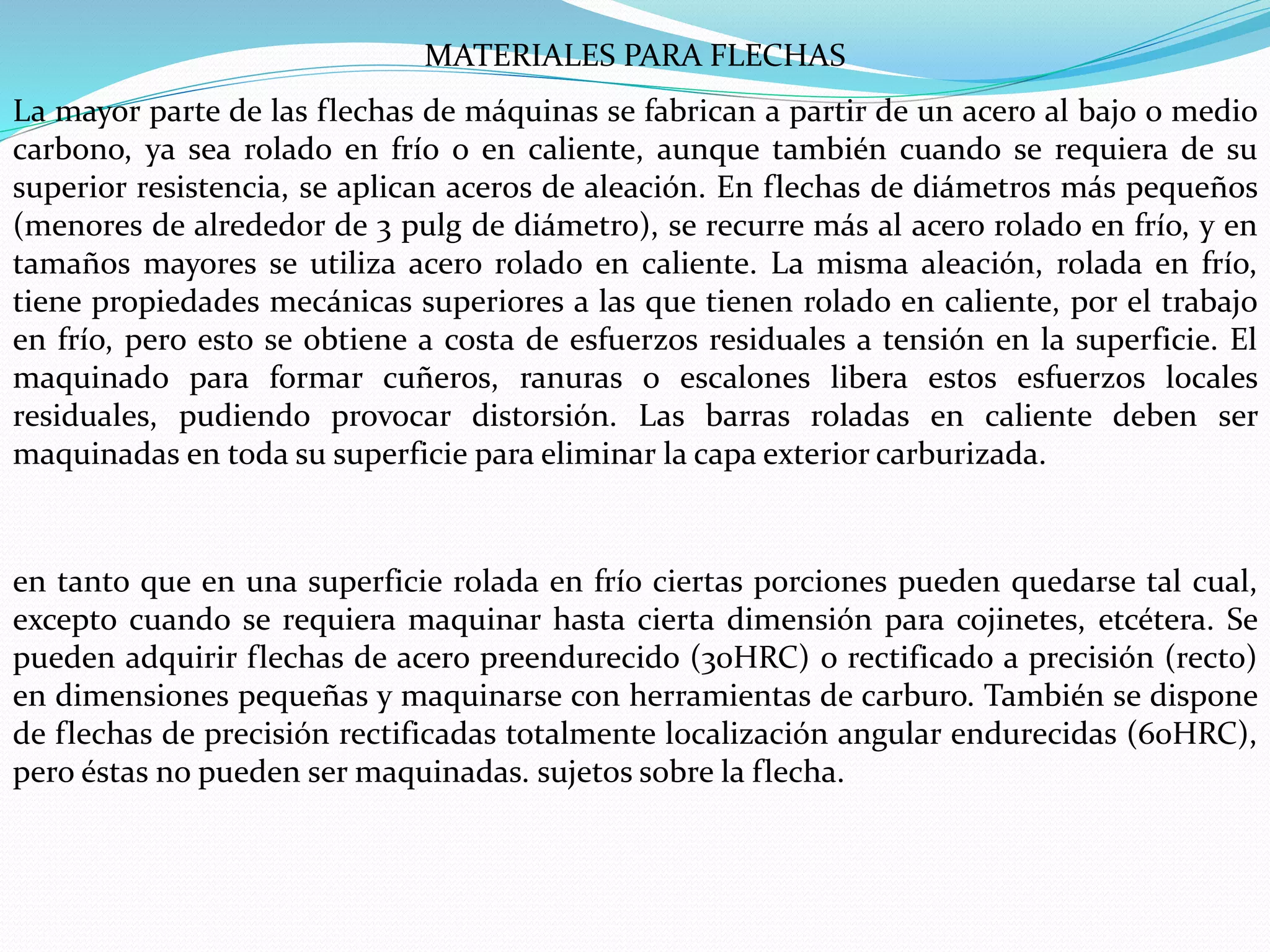 Diseño de flechas. | PPTX