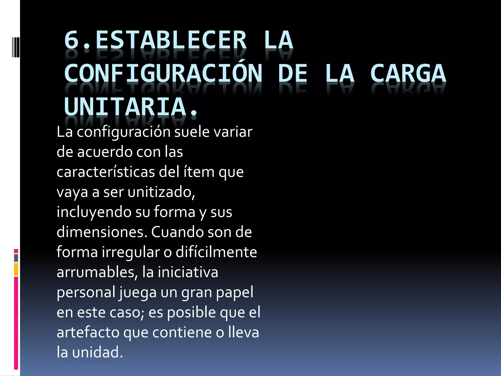 Diseño de la carga unitaria | PPT