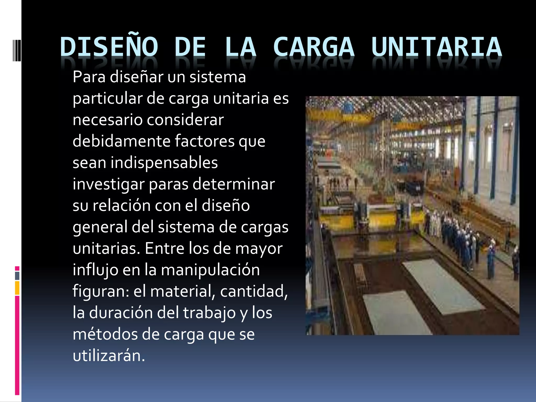 Diseño de la carga unitaria | PPT
