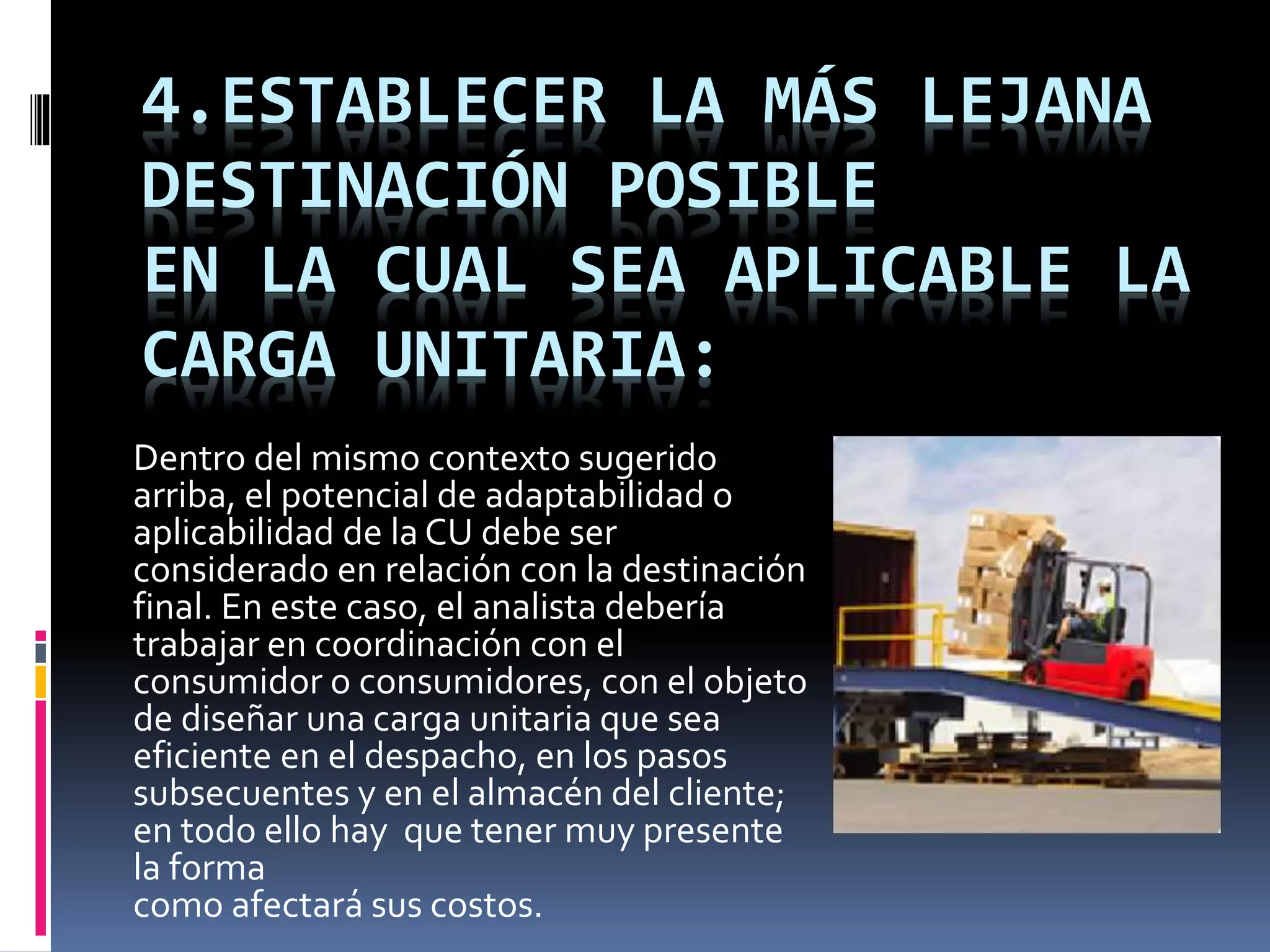 Diseño de la carga unitaria | PPT