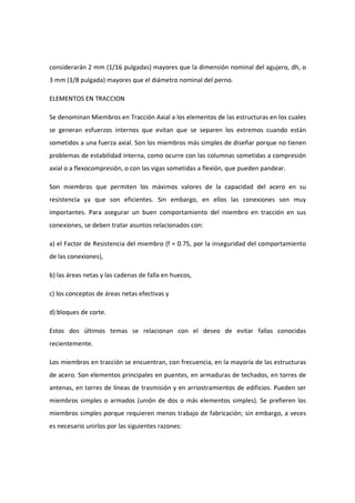 Diseño de miembros sometidos a carga axial. | PDF