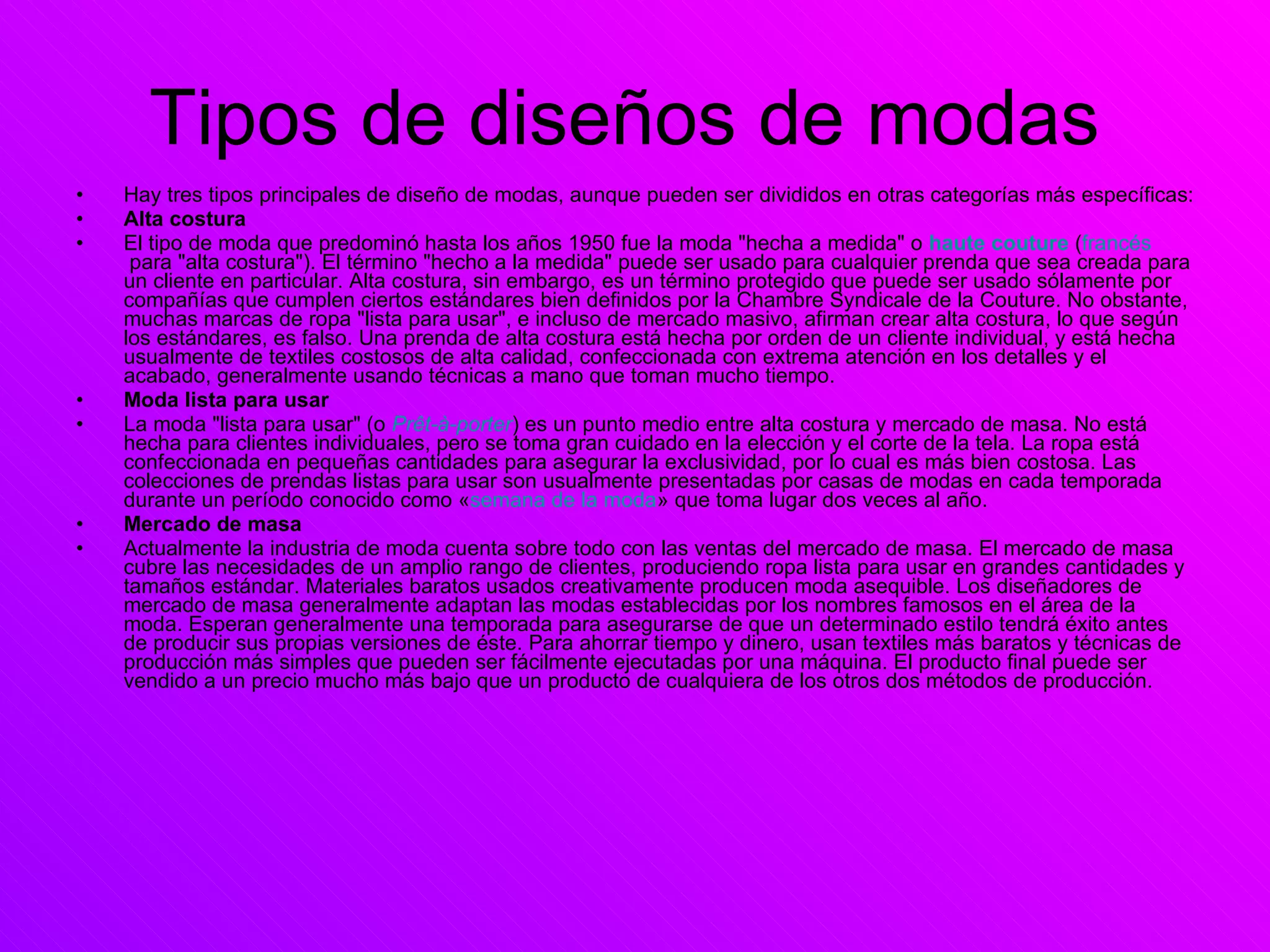DiseñO De Modas | PPT | Apparel Industry | Industries