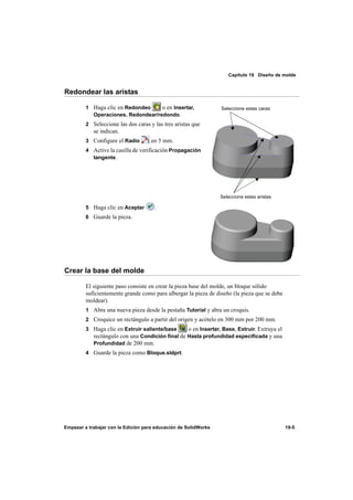 Diseño de moldes con solidworks | PDF