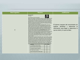 Diseño de reactivo para b learning | PPT