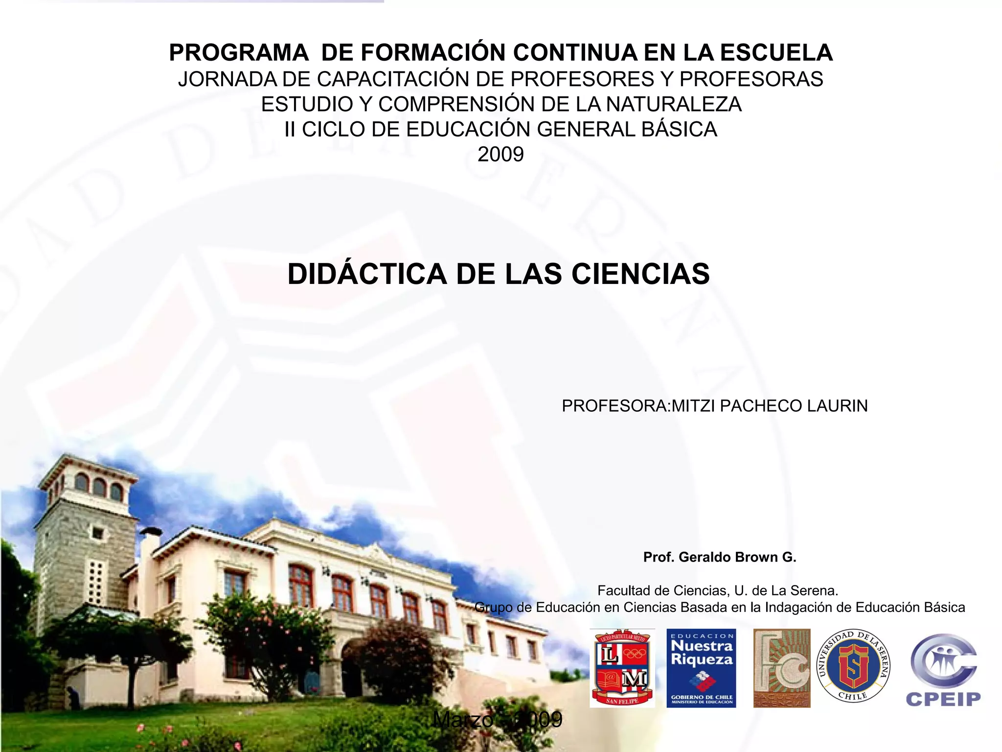 Diseño de una clase ecbi | PPT