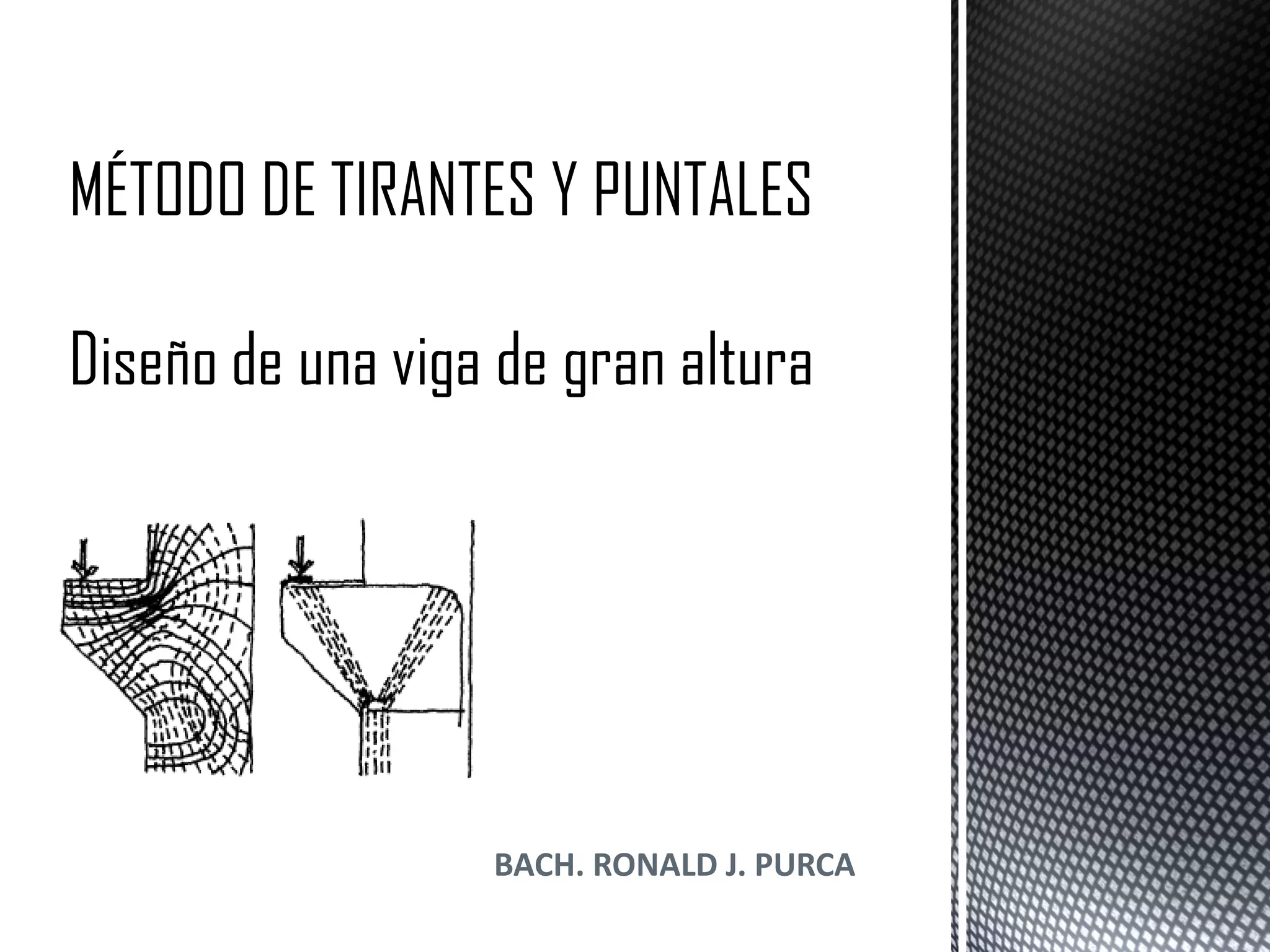 Diseño de una viga de gran peralte con tirantes y puntales | PDF