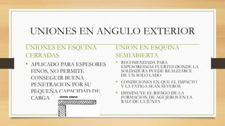 Diseño de uniones y terminologi aaaa | PPT