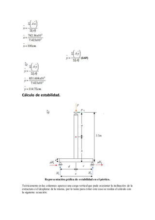 Diseño de un tecle tipo portico para el area de Mantenimiento | DOCX