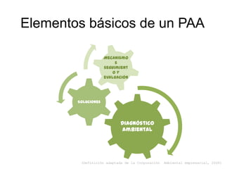 Diseño e implementación de un plan de acción ambiental | PPTX