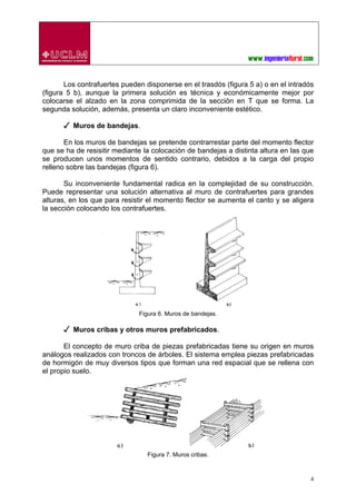 Diseño estructural de muros de contención | PDF
