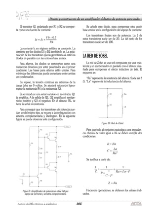 Diseño y construcción de ampli | PDF