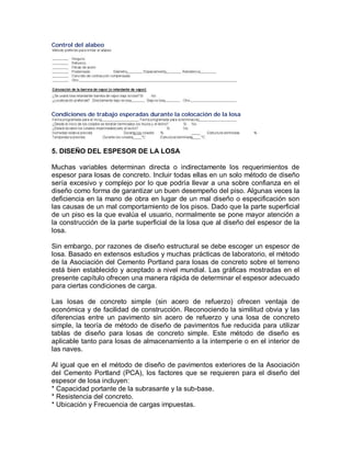 Diseño y construccion de pisos industriales | PDF