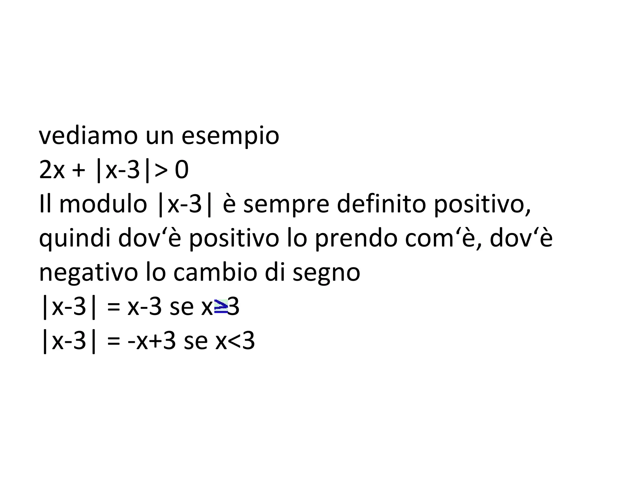 Disequazioni con moduli | ODP