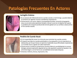 Patologías de voz | PPTX