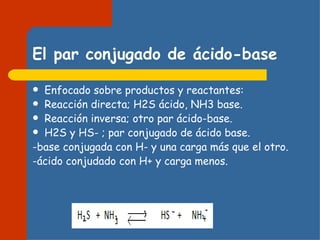 Disociación y ácidos bases | PPT