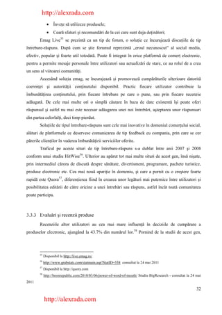 Disertatie retelele sociale, un nou canal de marketing pentru comertul online | PDF