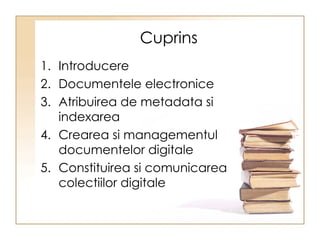 Constituirea colectiilor digitale | PPS
