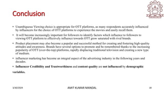 The Impact of Influencer Marketing on the viewing choice of OTT ...
