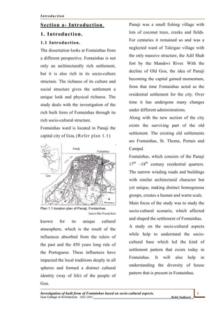 Investigation of built form of Fontainhas based on socio-cultural ...