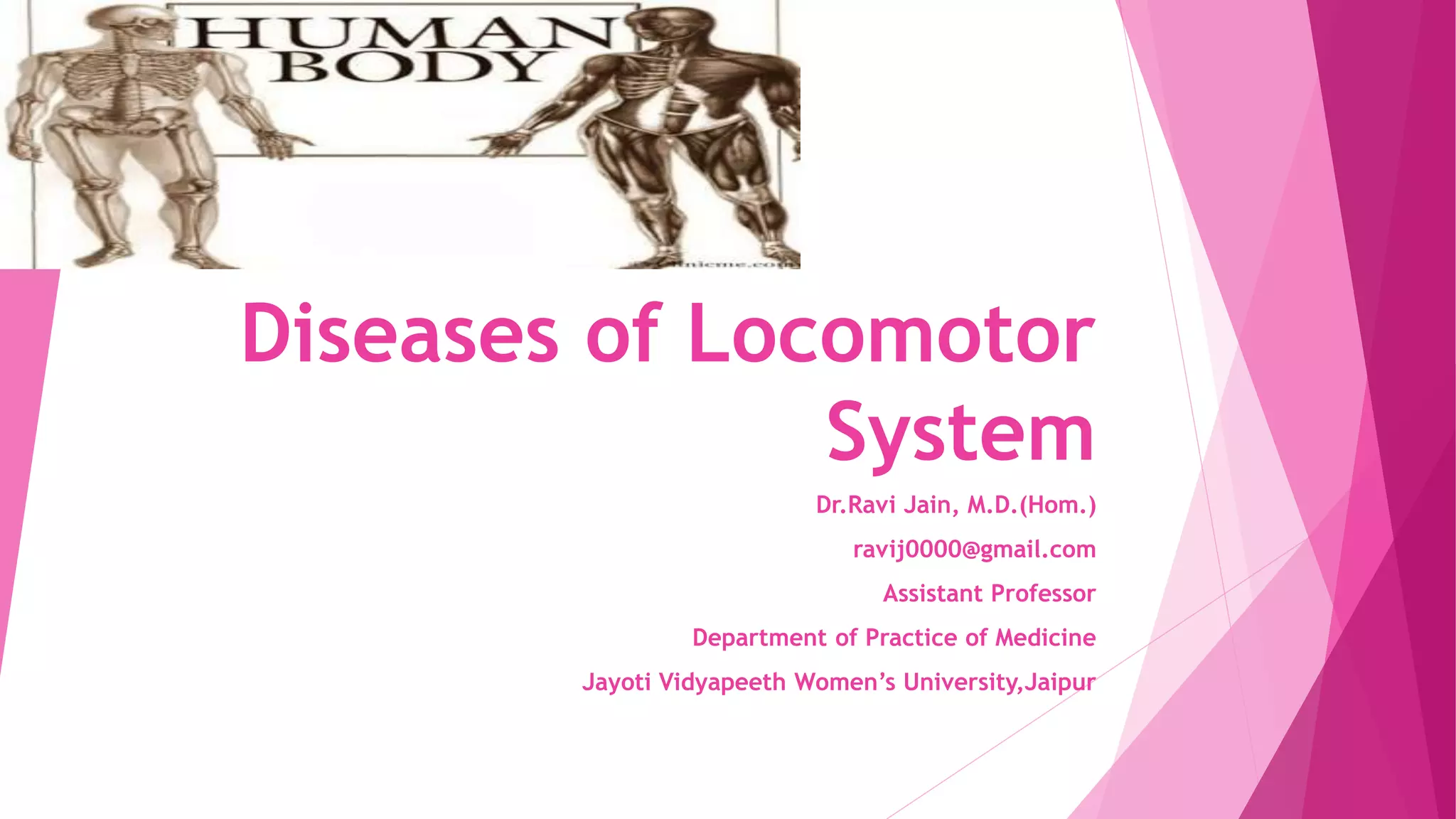 Disesases of locomotor system | PPT
