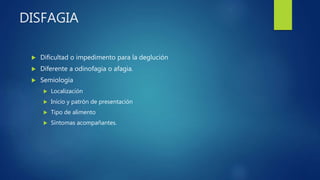 Disfagia | PPTX