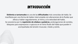 ¿Qué es la disfemia? Causas y consecuencias | PDF