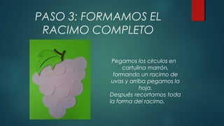 Disfraz de racimo de uvas | PPT