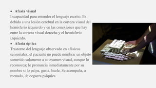 Disfunsion de lóbulos cerebrales | PPTX