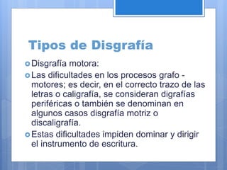 Disgrafia | PPTX
