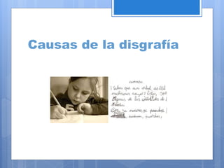 Disgrafia | PPTX