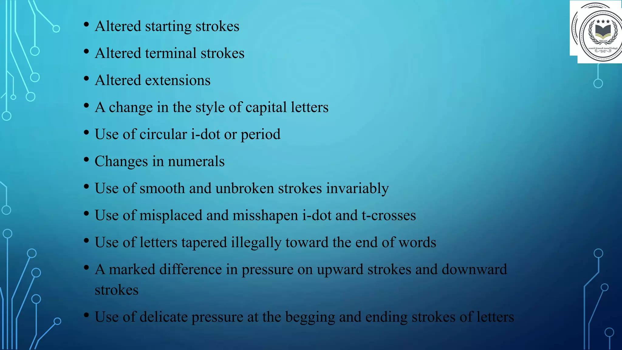 Disguised writing | PPTX