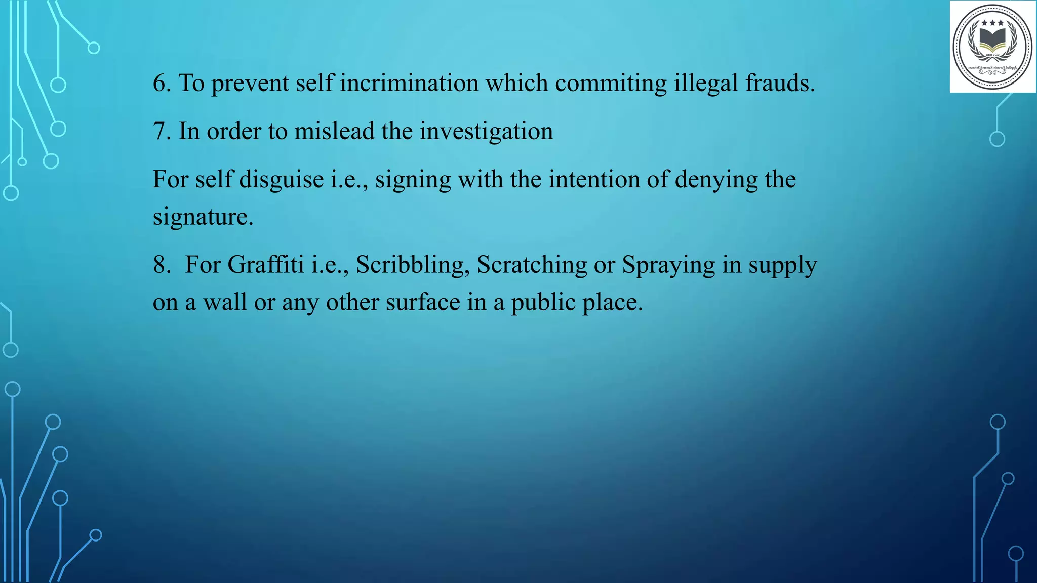 Disguised writing | PPTX