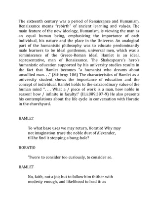 Disguise in selected shakespeare final(hamlet,as you like it,king lear ...