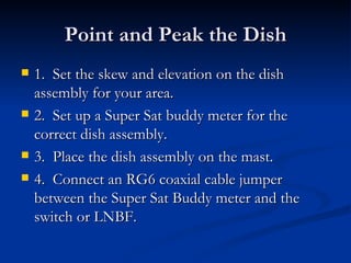 Dish4You Dish Alignment | PPT