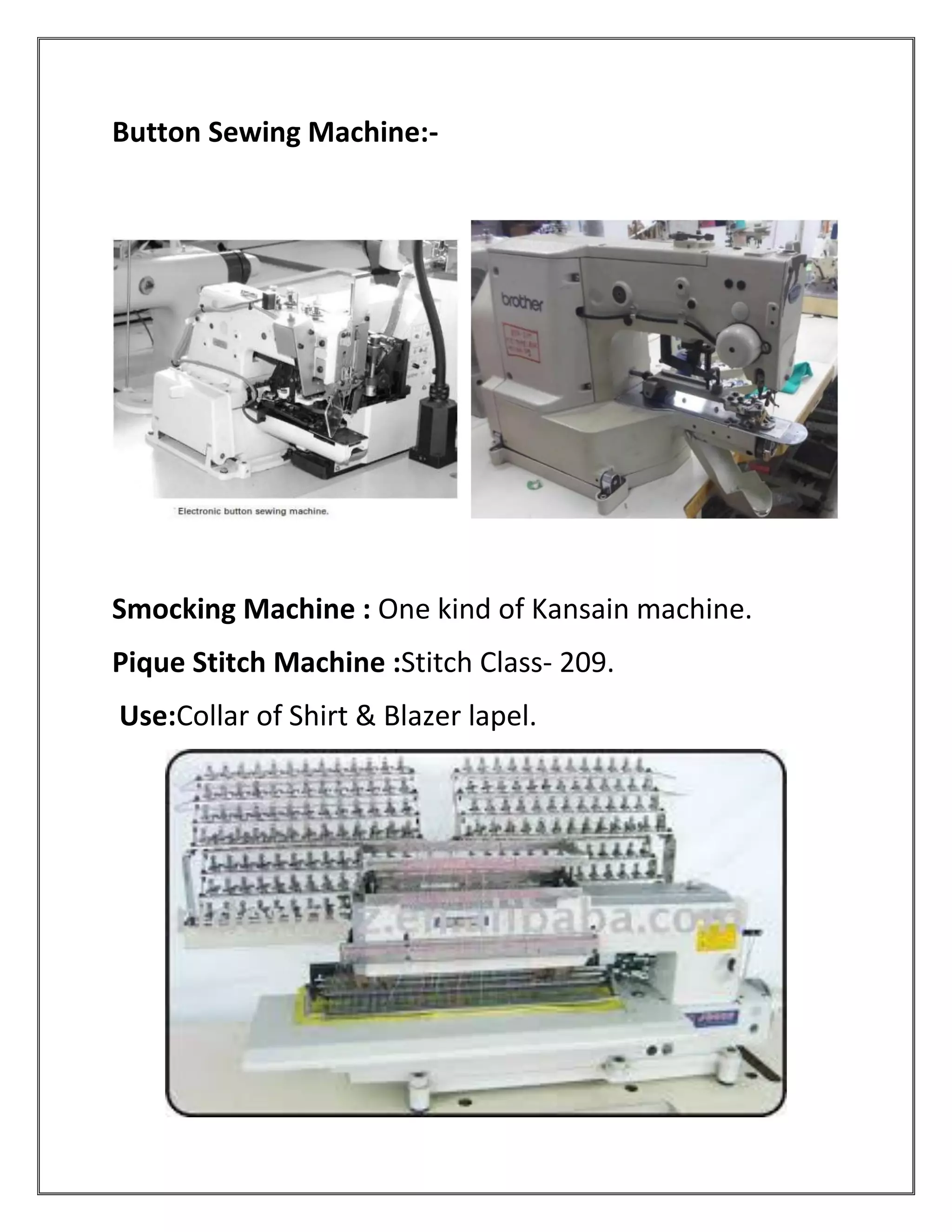 Types Of Sewing Machines | PDF